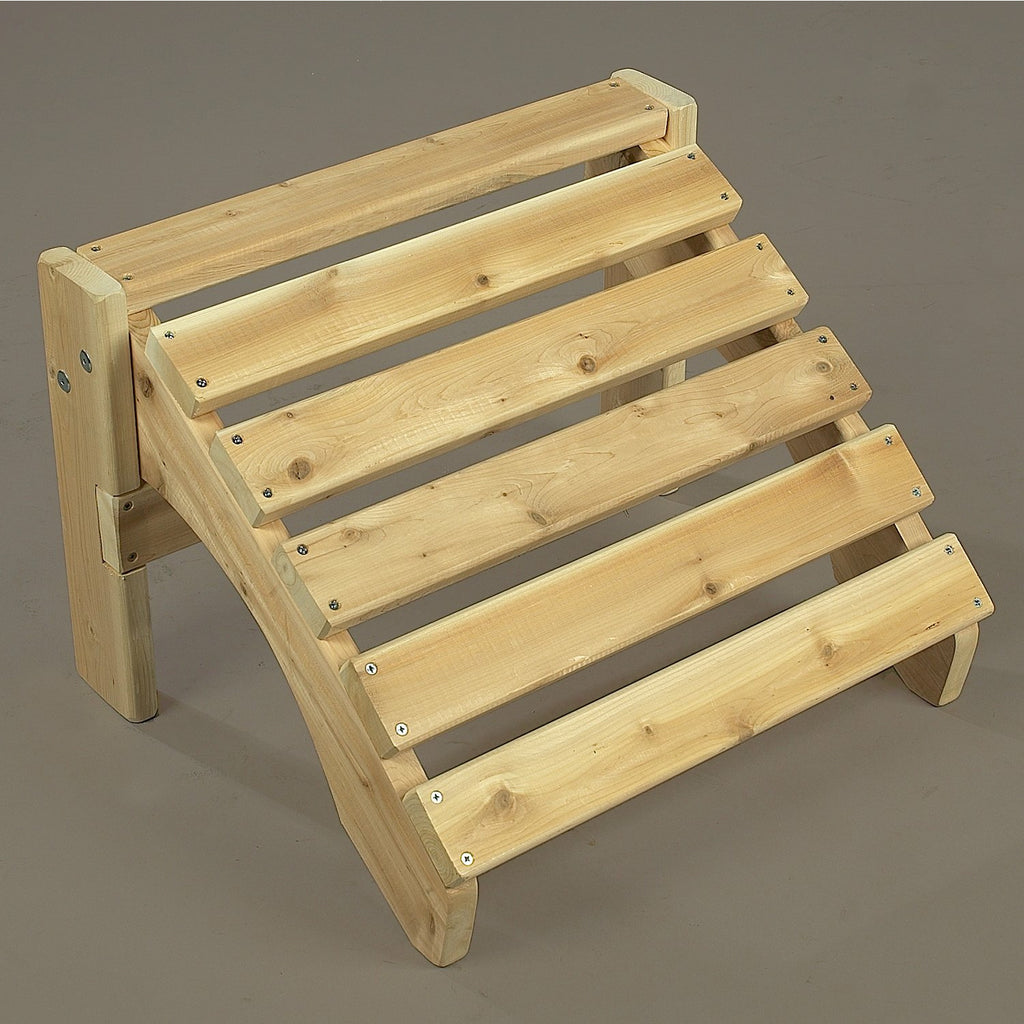 Cedar Looks Adirondack Ottoman – Swing Chairs Direct