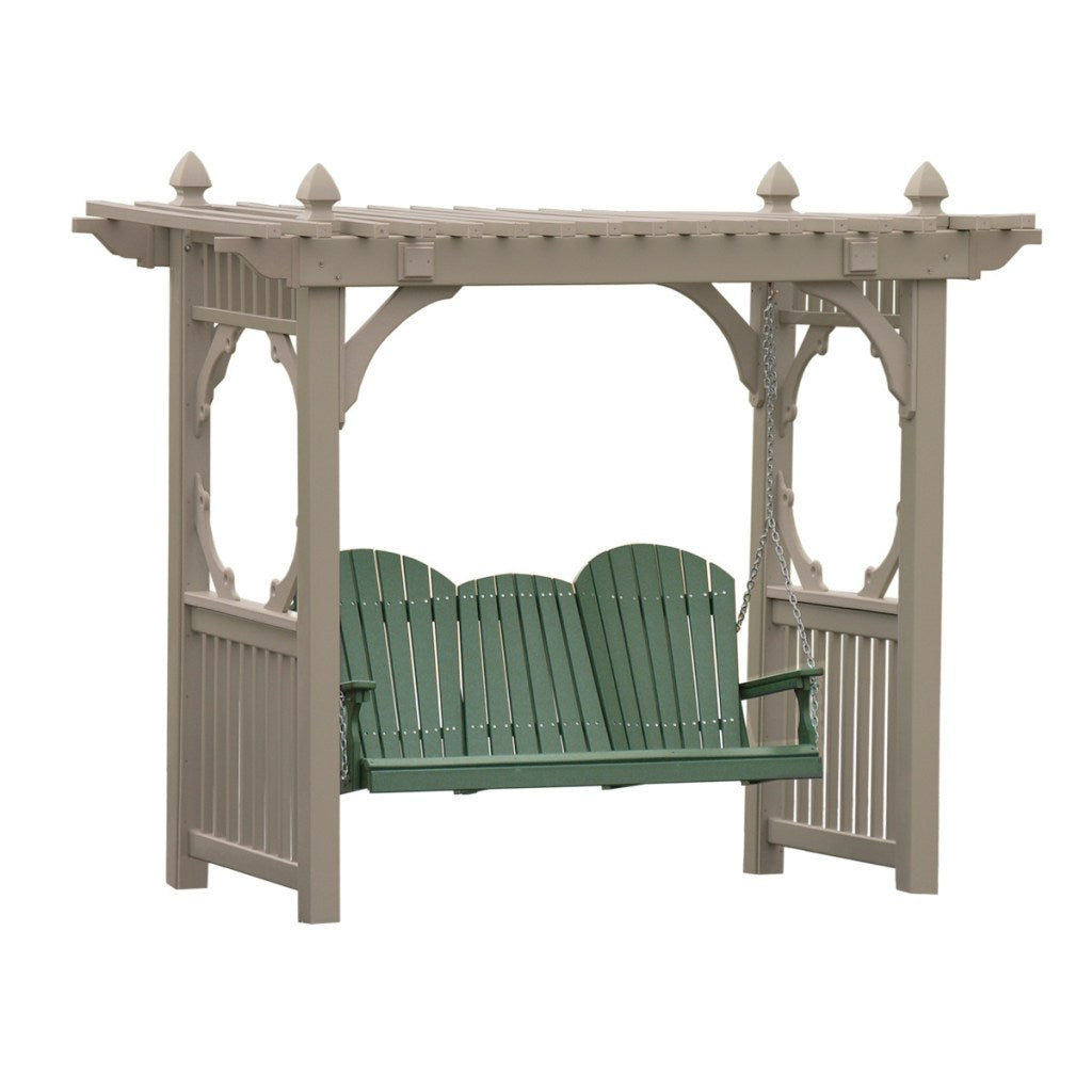 LuxCraft Classic Vinyl Swing Stand, Clay – Swing Chairs Direct